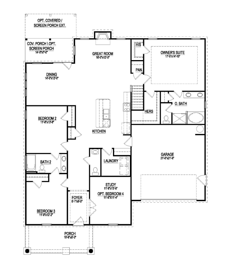 Ardmore II | 3 Bedroom New Home Floor Plan