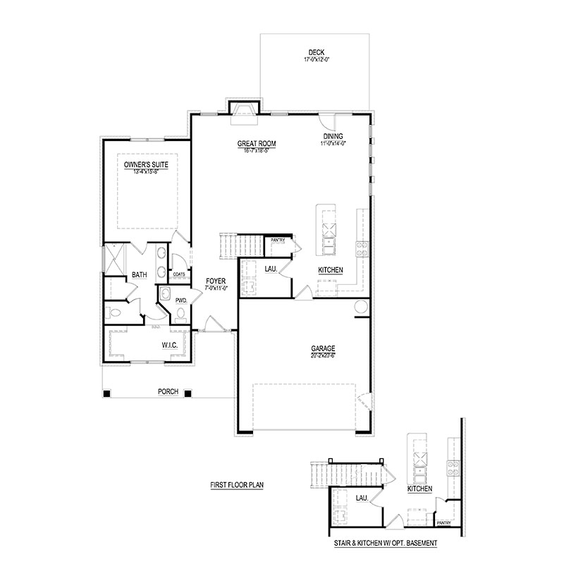 Ledford II | 4 Bedroom New Home Floor Plan