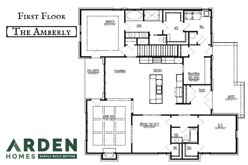 Amberly | 3 Bedroom New Home Floor Plan